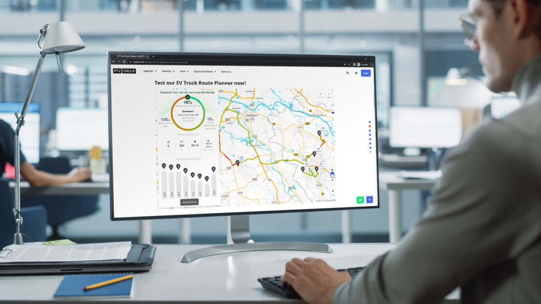 Playing with scenarios in the EV Truck Route Planner| PTV Logistics Blog